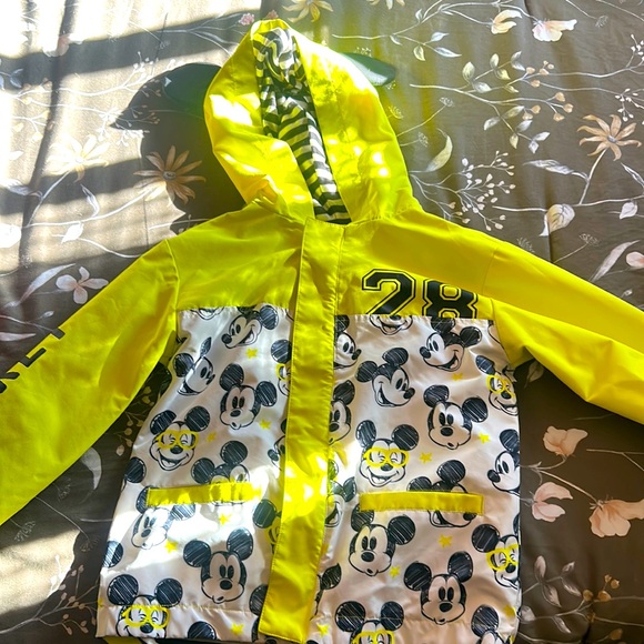 Disney | Jackets & Coats | Disney Mickey Mouse Rain Coat 56 Great ...